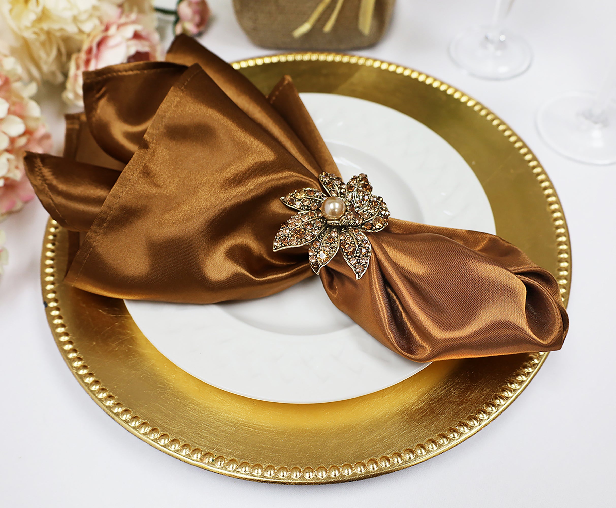 Sample Heavy Duty Satin Napkins – Wedding Linens Inc.