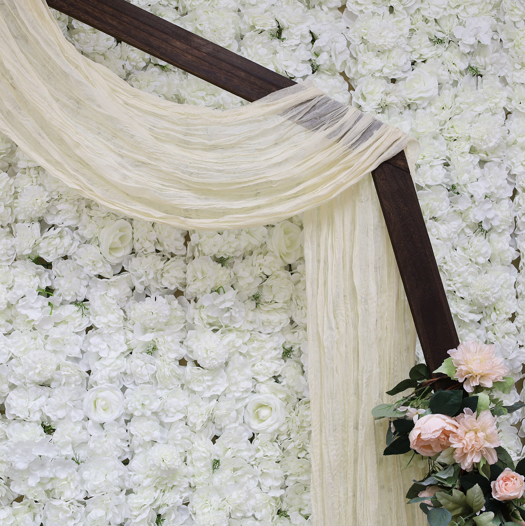 20 ft x 38" Premium Gauze Cheesecloth Wedding Arch Ceiling Drapery - I ...
