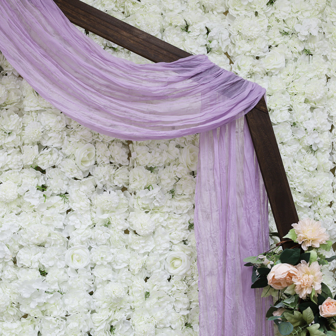 20 ft x 38" Premium Gauze Cheesecloth Wedding Arch Ceiling Drapery - L ...