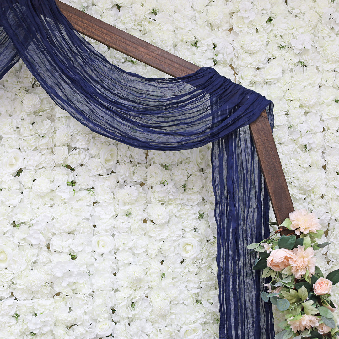20 ft x 38" Premium Gauze Cheesecloth Wedding Arch Ceiling Drapery - N ...