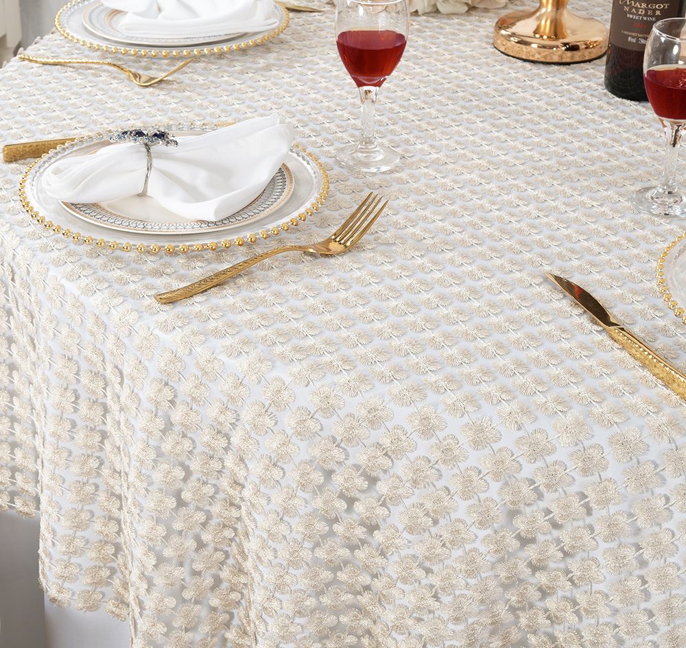 Table overlay lace tablecloth topper decor wedding – Wedding Linens Inc.