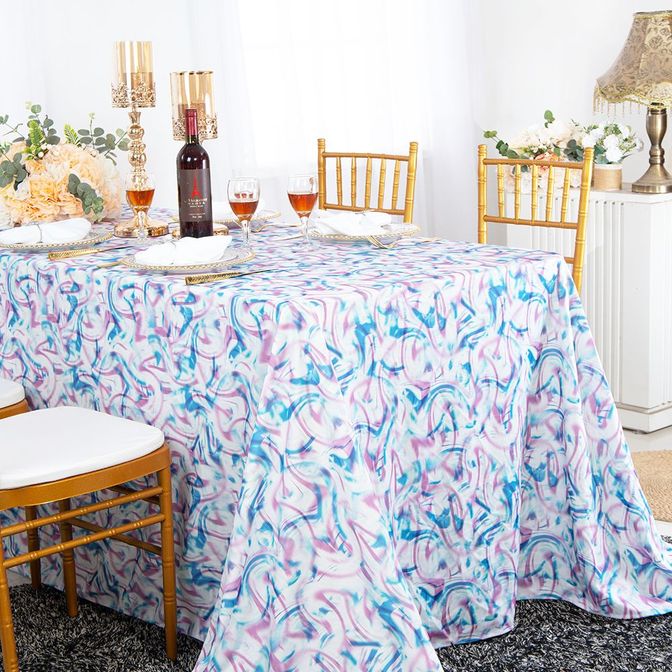 Maze printed Scuba (Wrinkle-Free) Tablecloths Wholesale Scuba Table ...